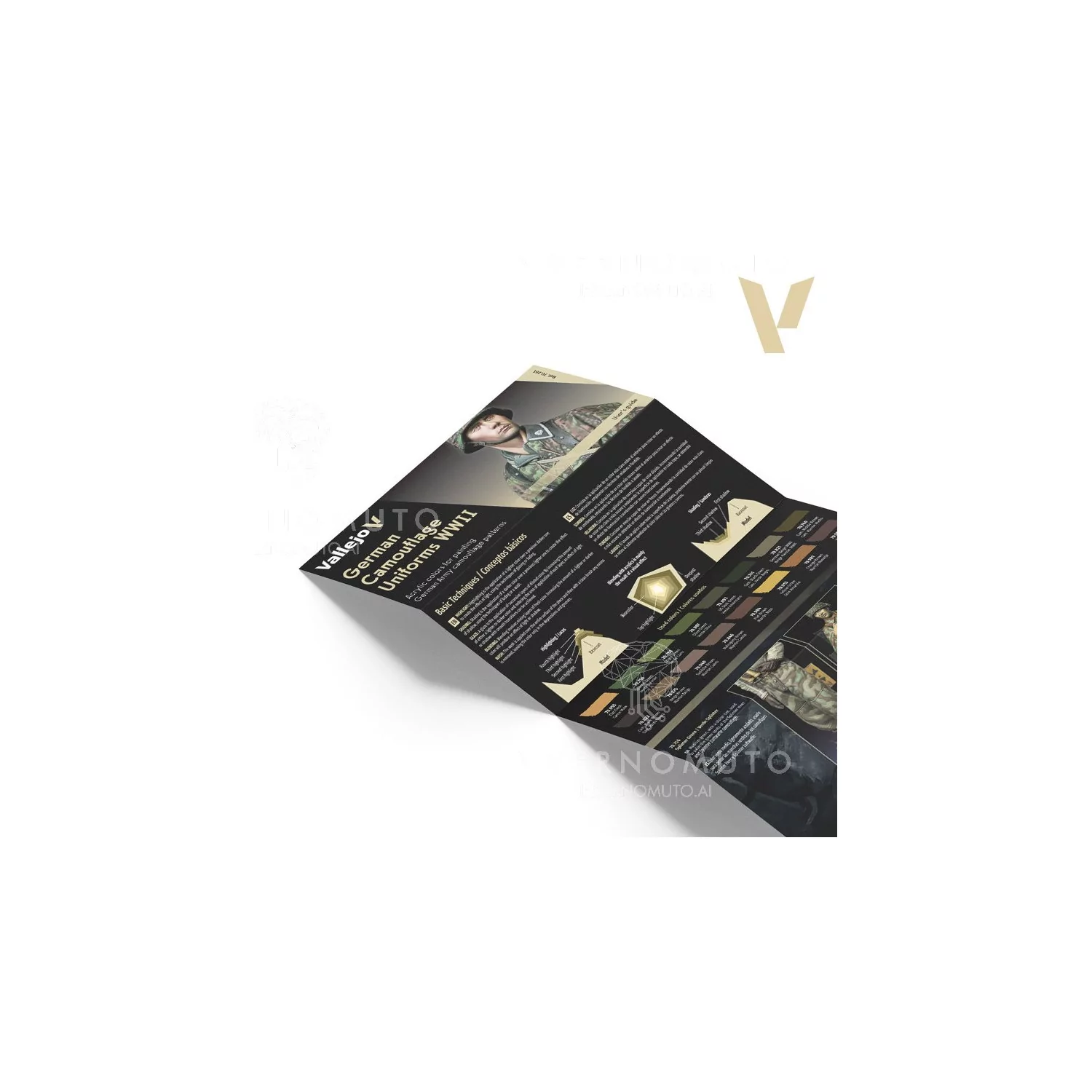 Model Color Set: German Camouflage Uniforms WWII | 16x18ml