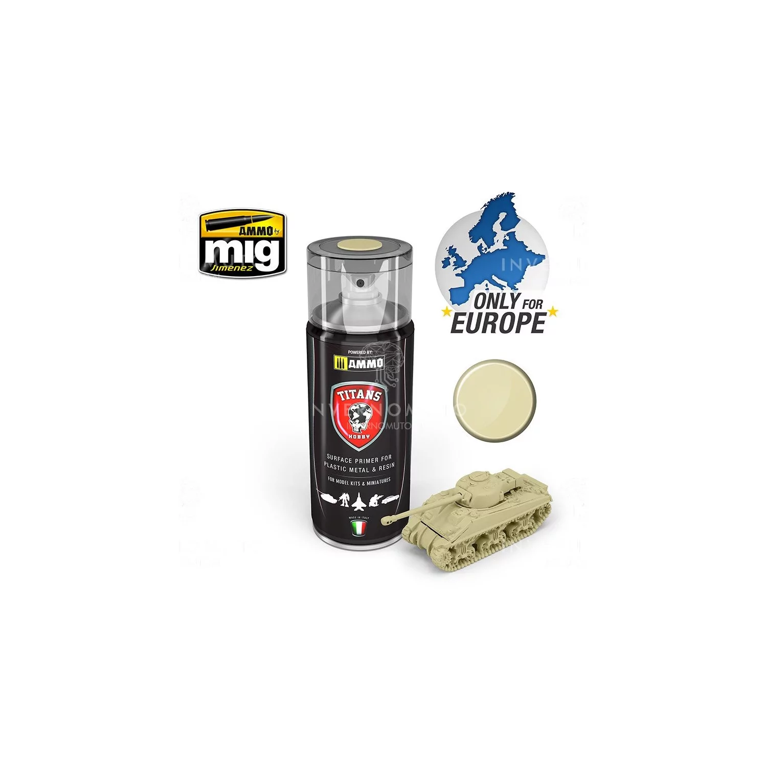 Titans Hobby: Primer Bone White Matt Spray (400ml) | Ammo of Mig ...