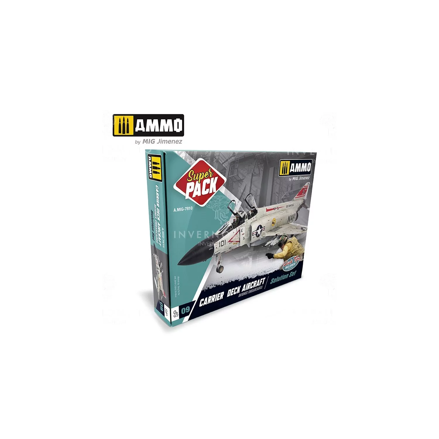 7810 Ammo Mig Solution Set: 09 Carrier Deck Aircraft | 11 boccette