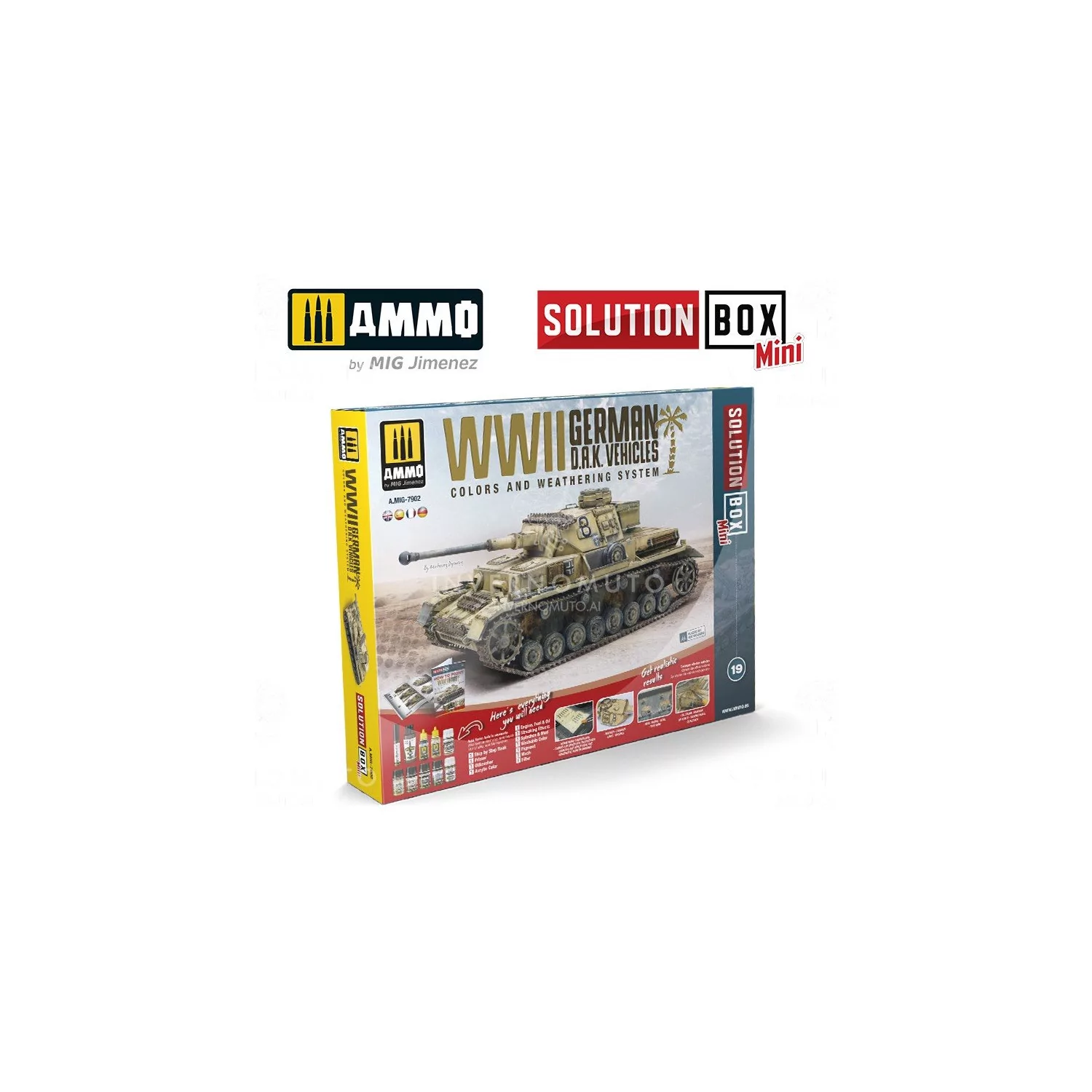 AMIG7902 Ammo Solution Box: WWII German D.A.K. Vehicles Set | Ammo of ...