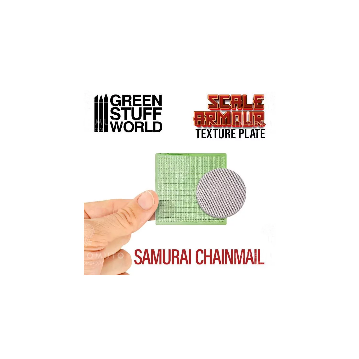 Green Stuff World: 1616 Scale Armour Texture Plate - Samurai Chainmail ...