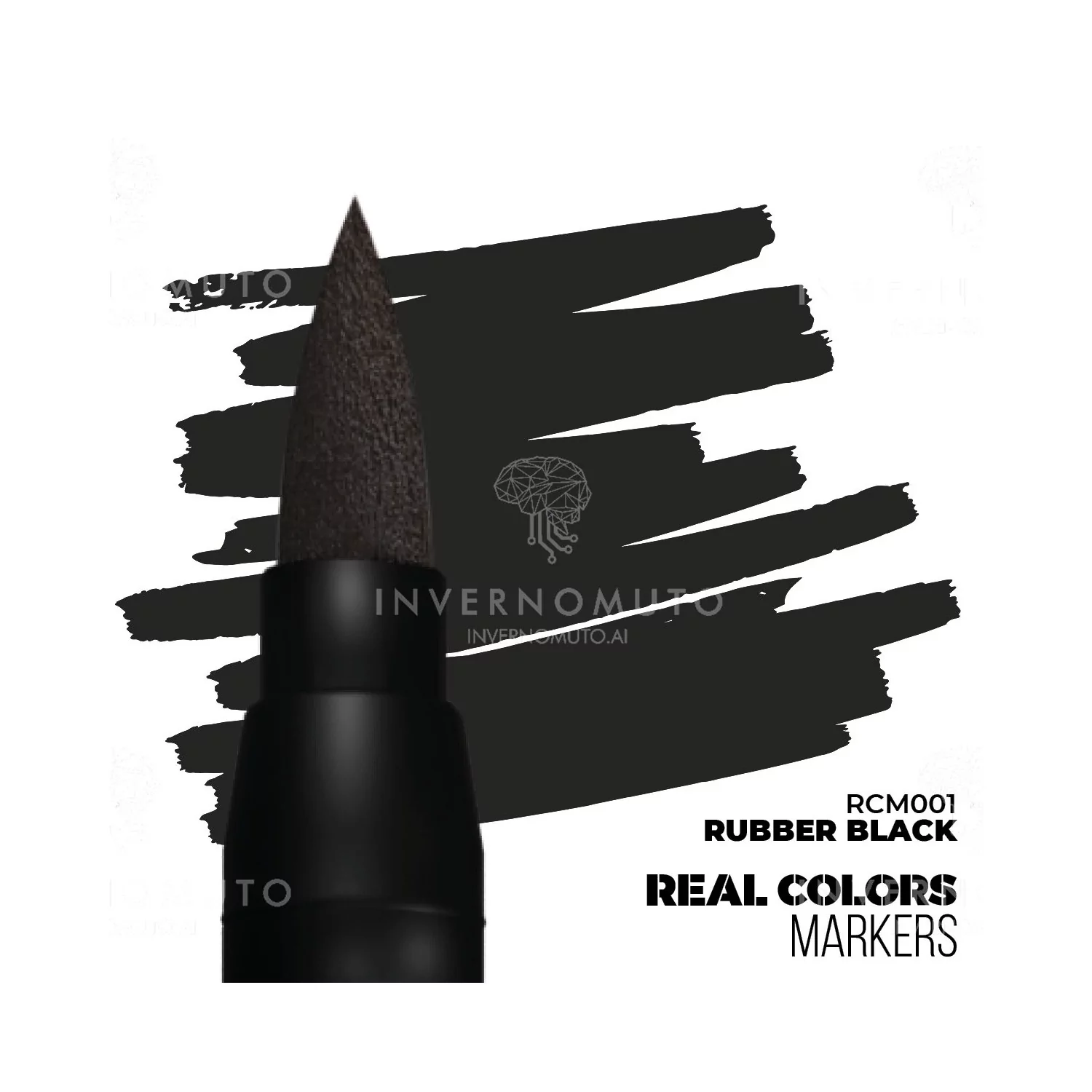RCM001 | Real Colors Markers: Rubber Black | AK Interactive | RC ...