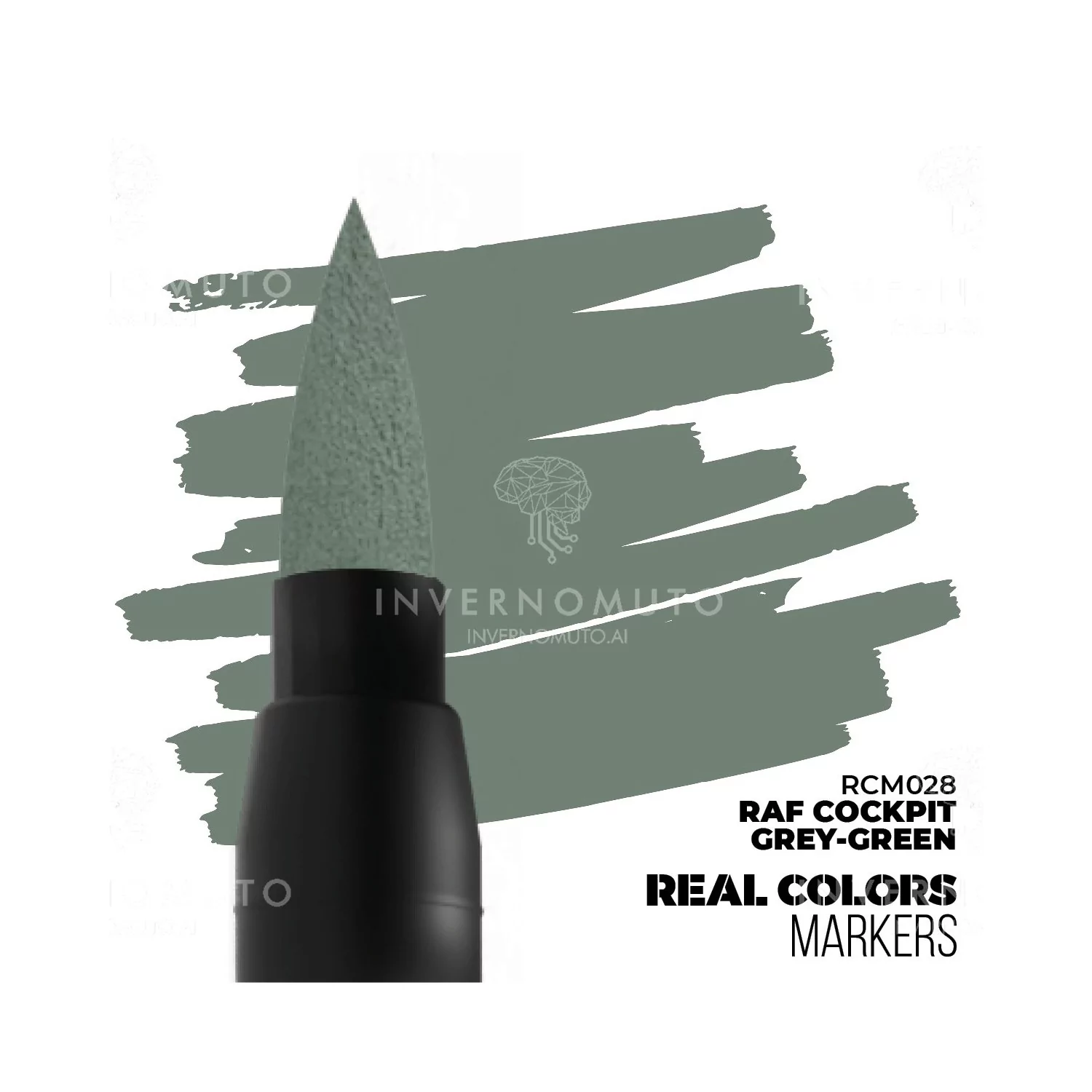 RCM028 | Real Colors Markers: Raf Cockpit Grey-Green